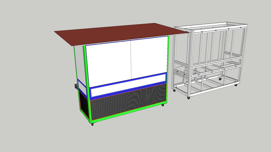 STALL BURGER | 3D Warehouse