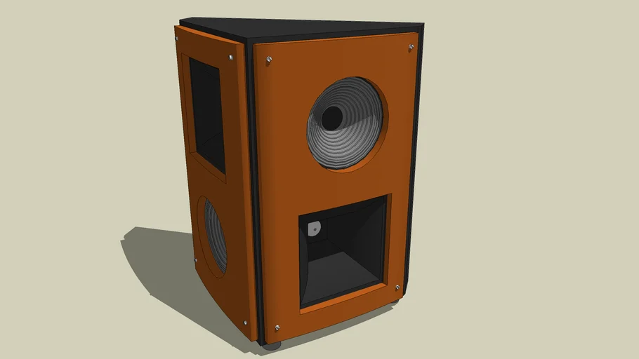 High End Speaker Cabinet - Dual Directional | 3D Warehouse