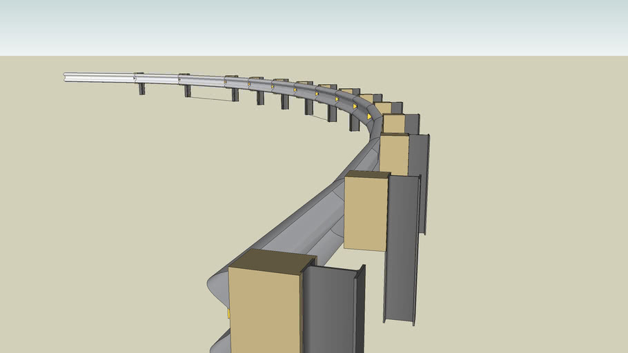 Gardrail Curve/Bend | 3D Warehouse