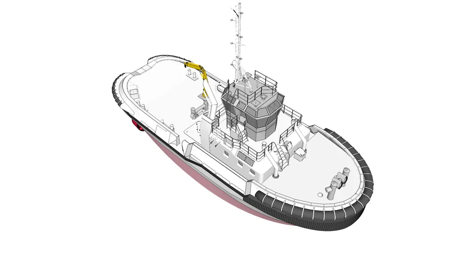 TUG DAMEN 2810 | 3D Warehouse