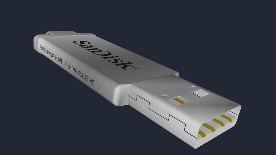 SanDisk Cruzer Micro USB Stick | 3D Warehouse