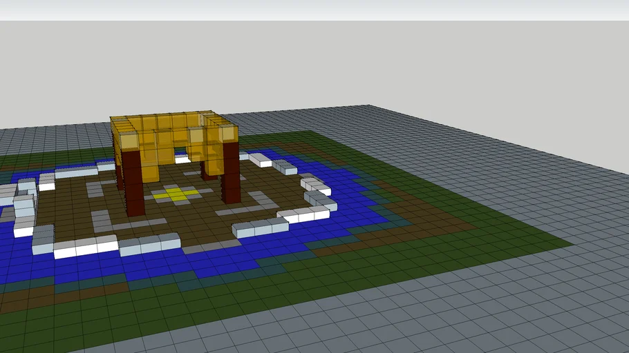 Minecrafters Spawn Model (Rough Draft) | 3D Warehouse