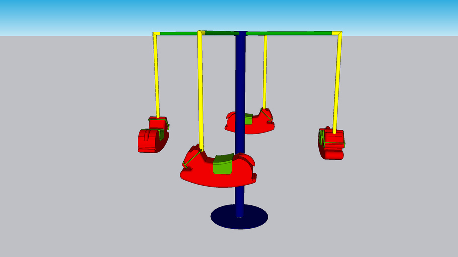 kids play horse ride | 3D Warehouse