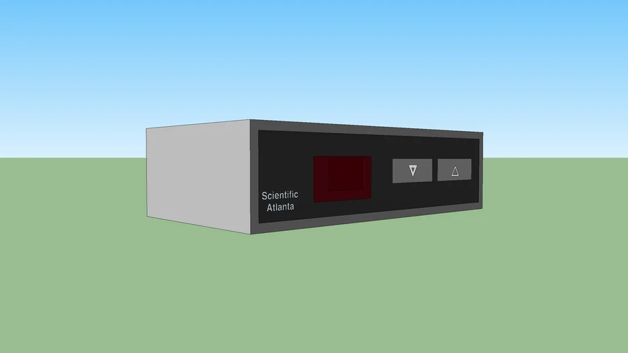Scientific Atlanta Cable Box model 8511300 | 3D Warehouse