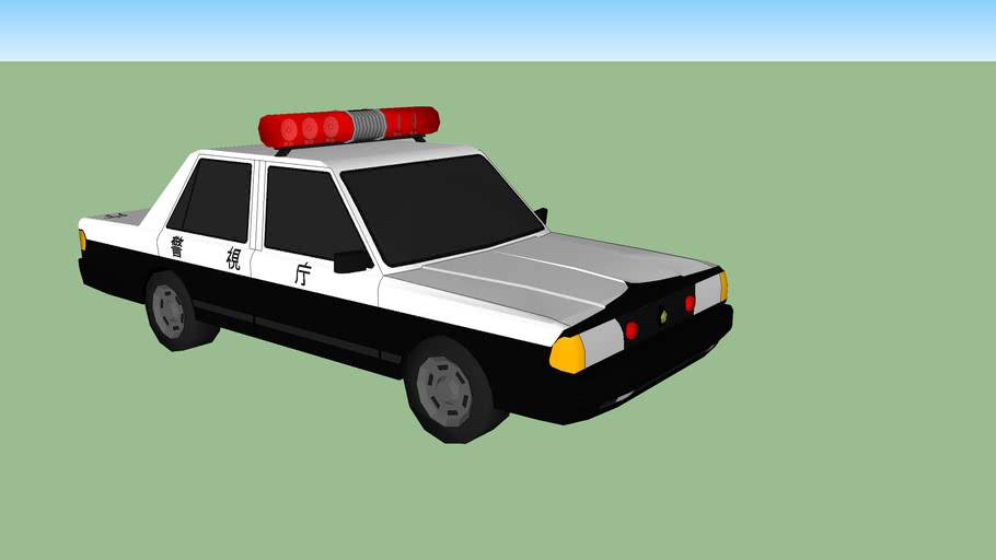 japan old police car | 3D Warehouse