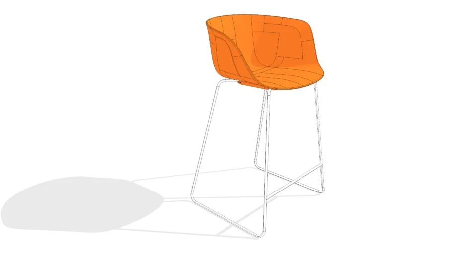 Loria_Stool_Sled_Base | 3D Warehouse