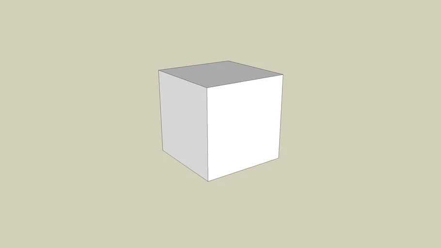 Cube | 3D Warehouse