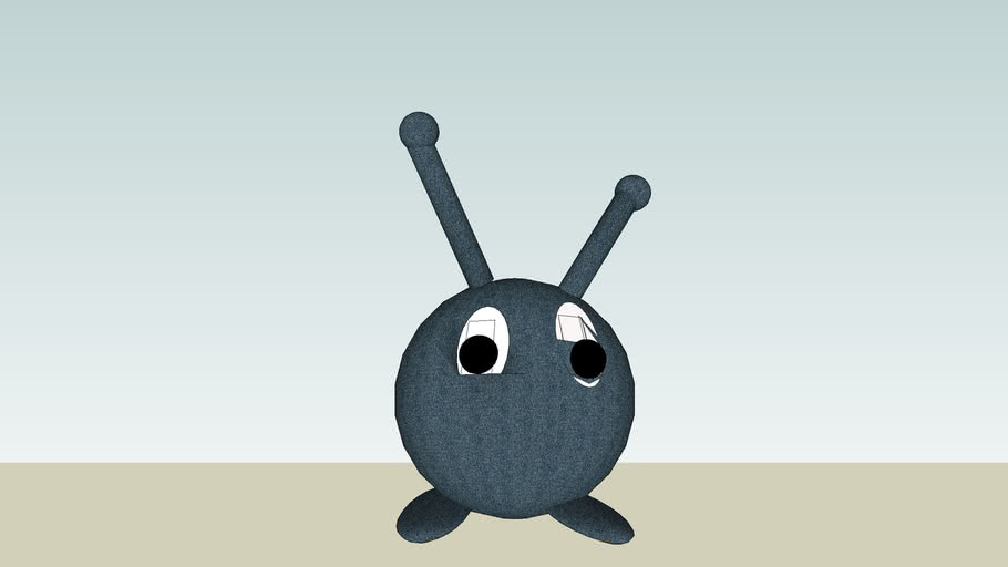 cutely fuzzy alien | 3D Warehouse