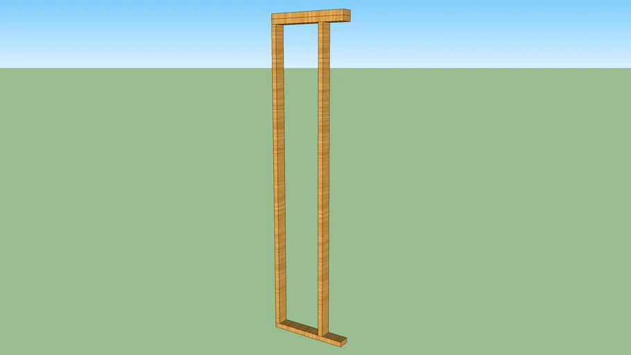 2' 2x4 Wall Frame Corkern STEM | 3D Warehouse
