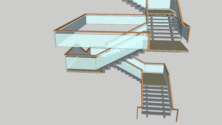 Communicating Stair 2 | 3D Warehouse
