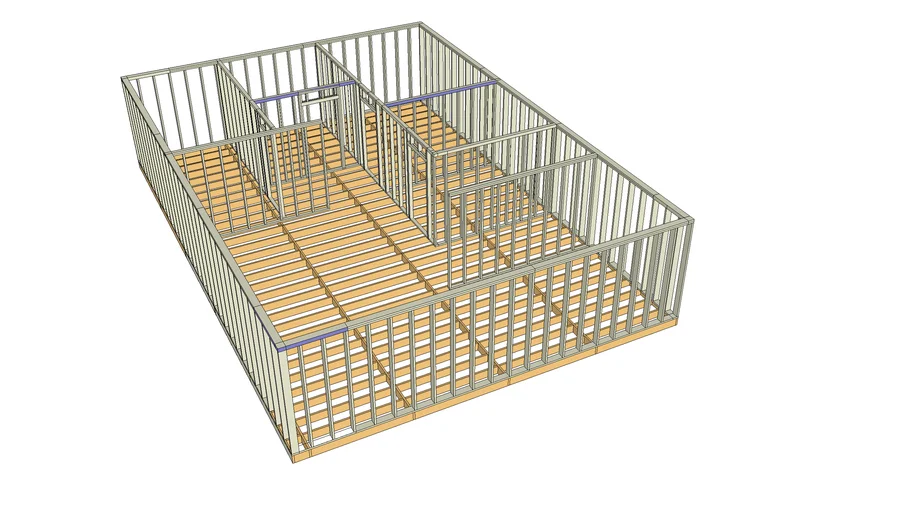 Framed house | 3D Warehouse