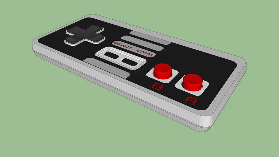 Nes Controller Drawing