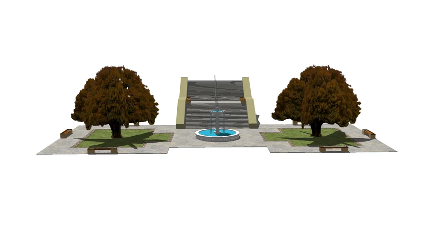 Detailed Park | 3D Warehouse