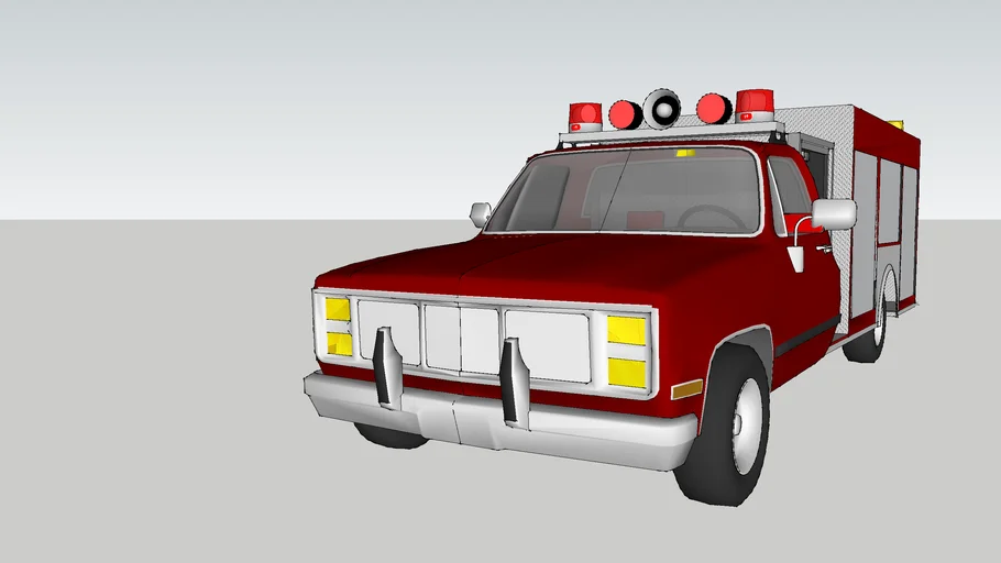 GMC mini pumper | 3D Warehouse
