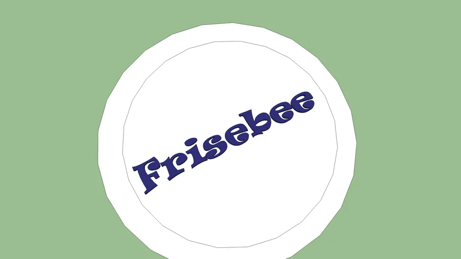 frisbee | 3D Warehouse