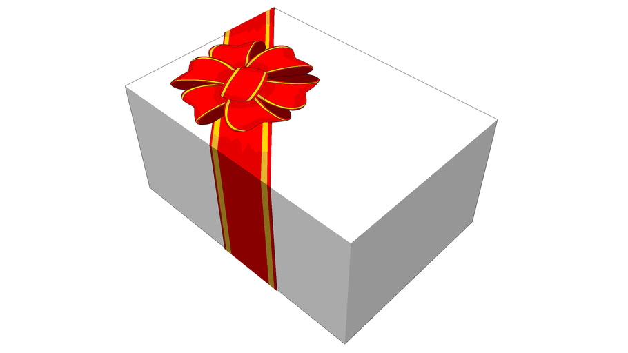 Christmas gift-ribbon | 3D Warehouse