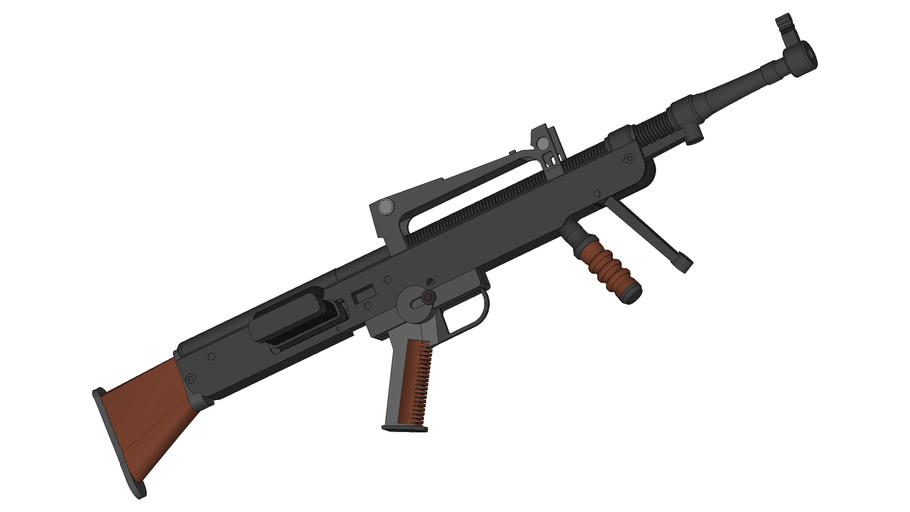 Blastech DL-27a Blaster Rifle | 3D Warehouse