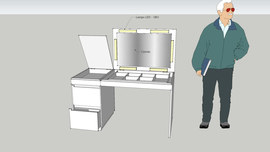 Meja Rias | 3D Warehouse