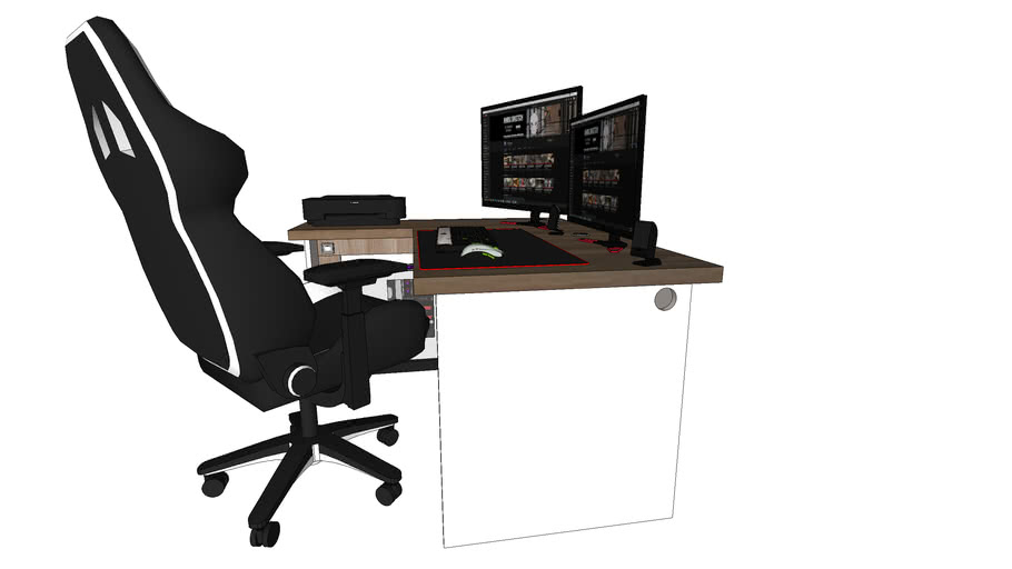 Computer Table Design | 3D Warehouse