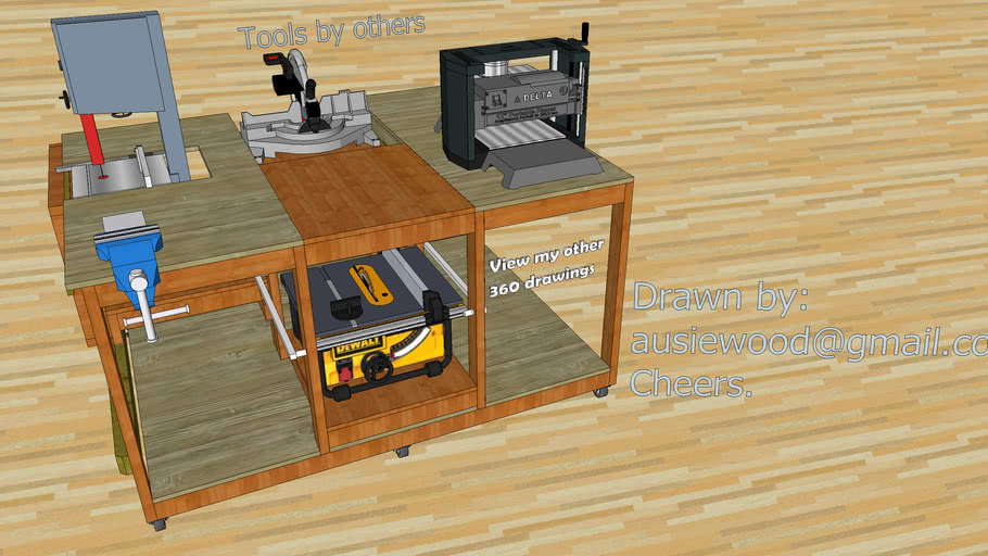 Work Bench 3 | 3D Warehouse