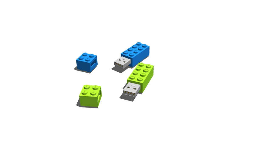 4GB Customized LEGO USB Drive | 3D Warehouse