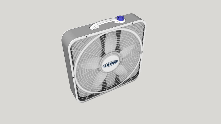 Lasko Box Fan | 3D Warehouse