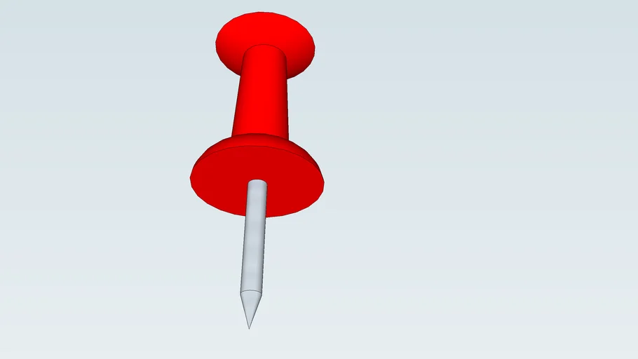 Pin - chincheta - thumbtack - pushpin | 3D Warehouse