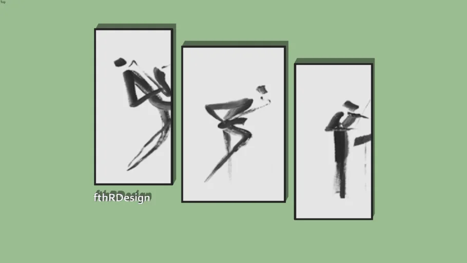 Wall Decoration_Poster_Picture Frame_Hiasan Dinding | 3D Warehouse