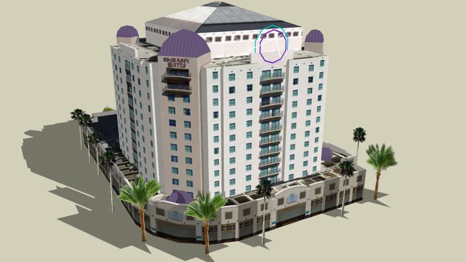 Embassy Suites Hotel San Diego | 3D Warehouse