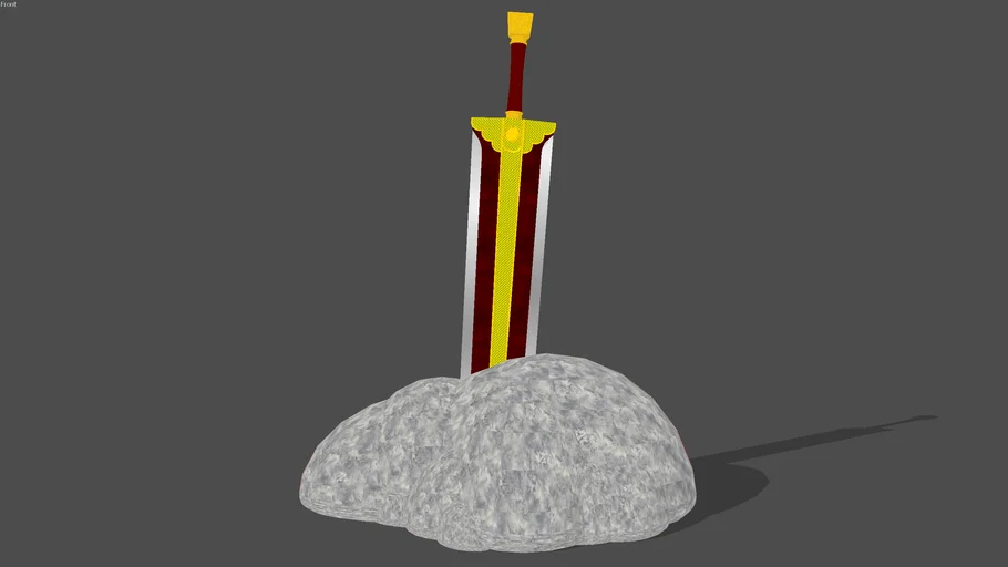 Darksteel Epee/玄铁重剑 (The legend of condor hero) Yang Guo's Sword | 3D ...