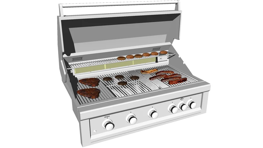 Stainless Steel BBQ top | 3D Warehouse
