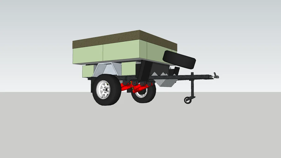 TRACK Off road Camping Trailer | 3D Warehouse