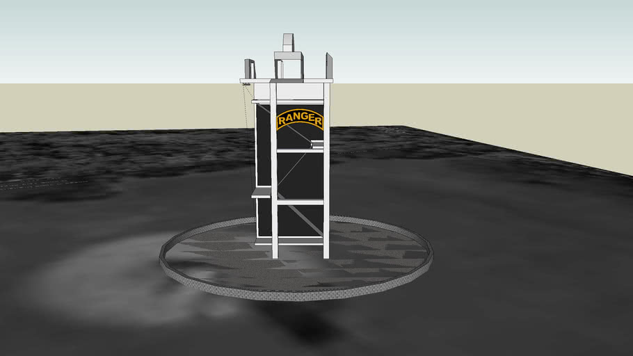 Ranger Rappel Towers at Todd Field | 3D Warehouse