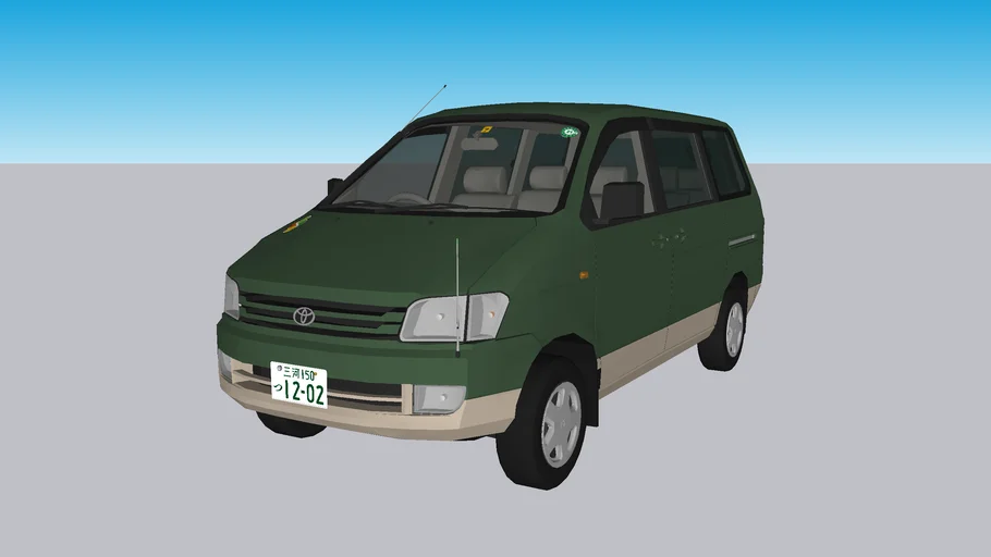 1997 Toyota Townace Noah | 3D Warehouse