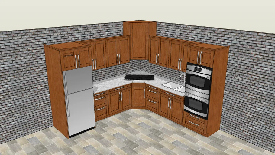 Corner Kitchen | 3D Warehouse