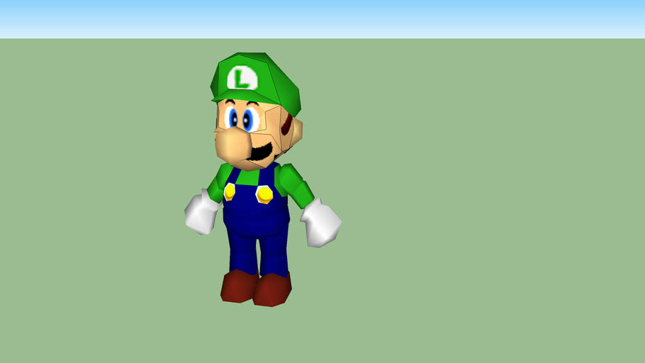 Uh beta luigi | 3D Warehouse