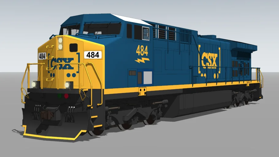 GE AC4400CW / CW44AC - CSX Transportation | 3D Warehouse