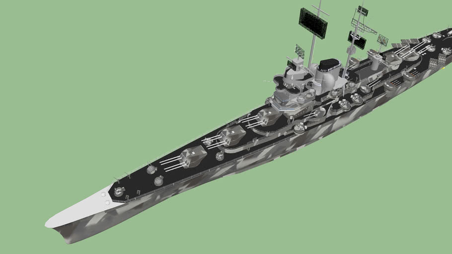 WW2 1945 ADVANCED GERMAN CRUISER | 3D Warehouse