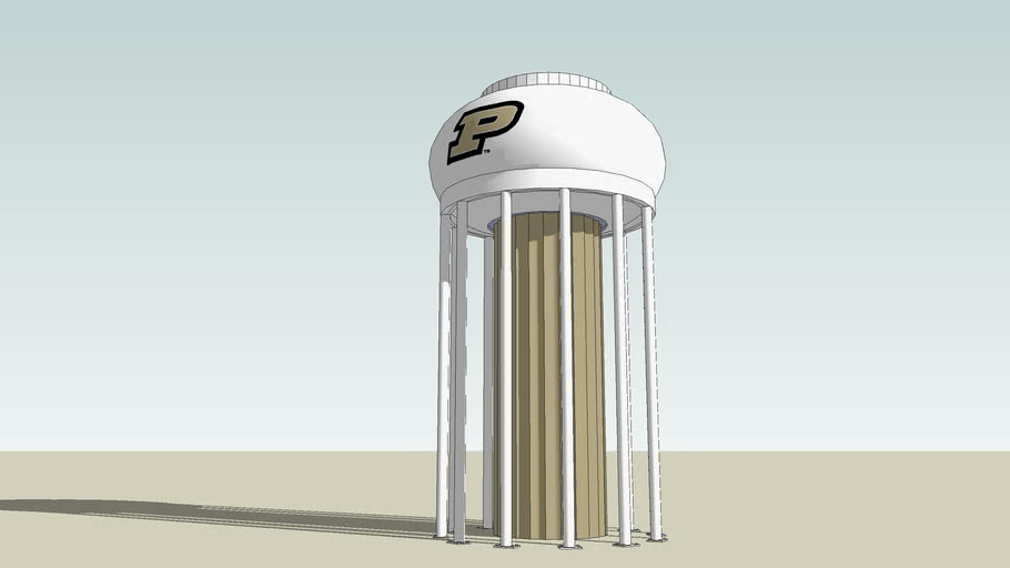 Purdue Water Tower | 3D Warehouse