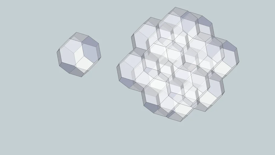 truncated octahedron | 3D Warehouse