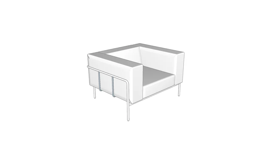 Cache Lounge chair Blu Dot | 3D Warehouse