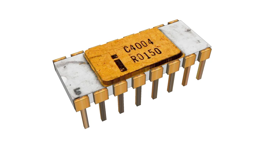Intel 4004 | 3D Warehouse