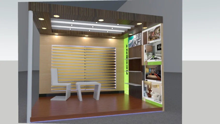 One KFi Exhibit Booth | 3D Warehouse