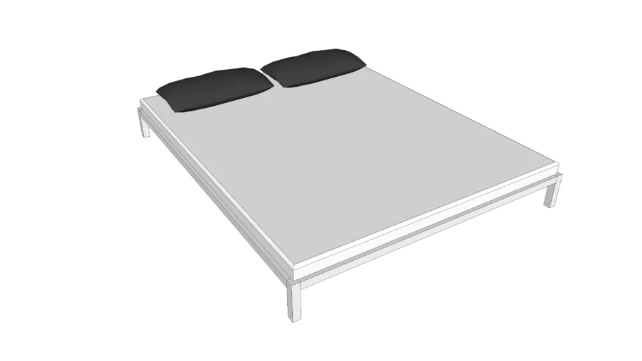 Simple Bed | 3D Warehouse