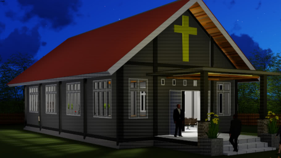 Gereja GPKAI Jemaat Distrik Didohu Kabupaten Pegunungan Arfak Papua ...