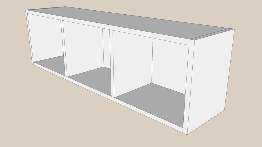 BILLY white 35x120x28 | 3D Warehouse