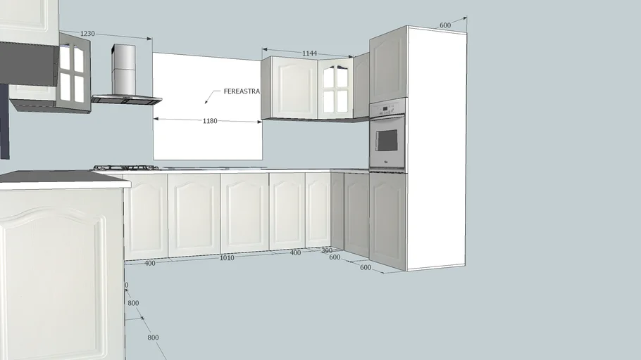 clasic mdf kitchen | 3D Warehouse