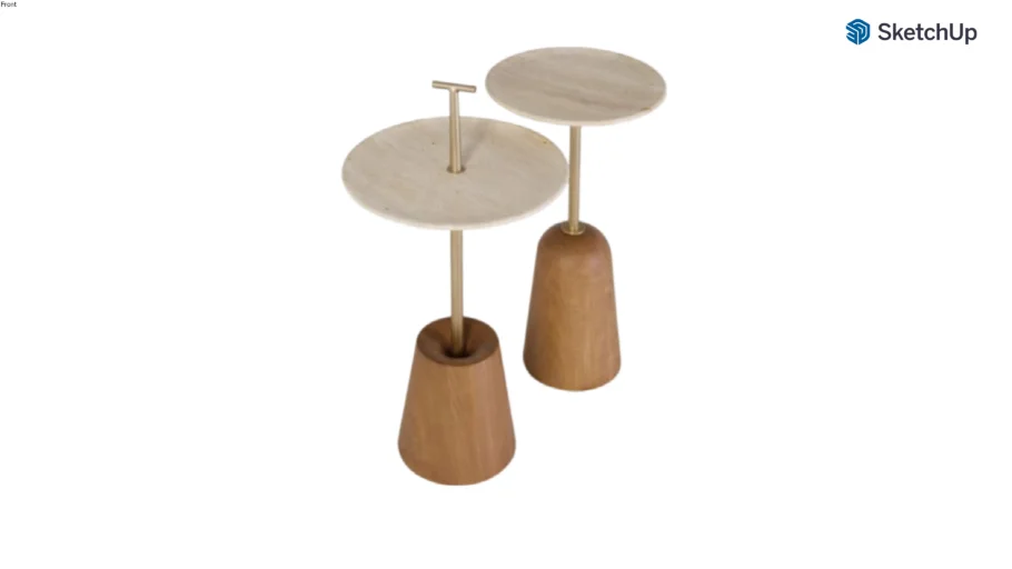 Mesa Lateral Doppio - Tumar | 3D Warehouse