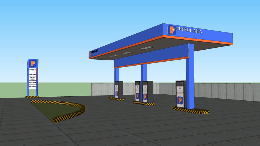 CAY XANG GAS STATION | 3D Warehouse