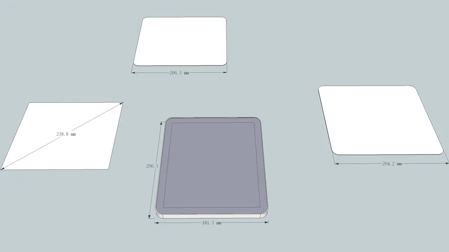 My Dream Tablet (Still Designing) | 3D Warehouse